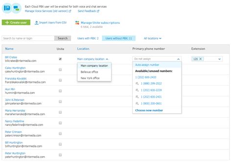 Intermedia Unite User Import Tool Intermedia