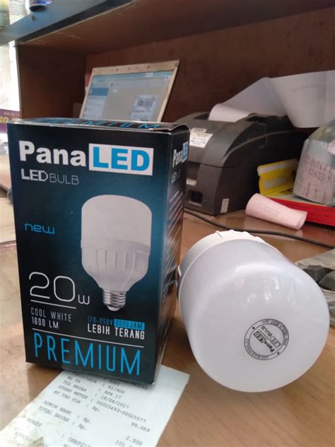 Lampu Bohlam Pana Led Watt Putih Bohlam Putih Watt Lampu Led Watt Kelengkapan