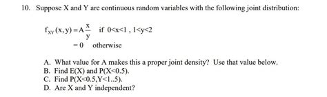 Solved Suppose Mathrm X And Mathrm Y Ar