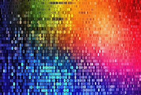 Premium AI Image A Binary Code Picture In A Rainbow Hex Color