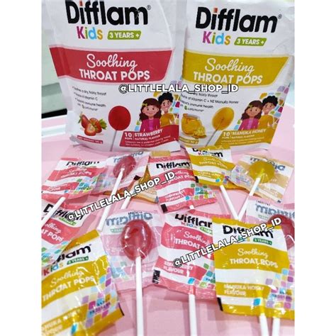 Difflam Throat Popsmanuka Honey Pops Ecerlollipop Sore Throat