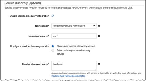 amazon ecs service discovery baking clouds ltd
