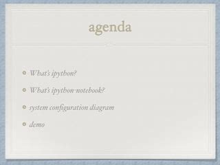 Ipython Notebook Provisioning PPT
