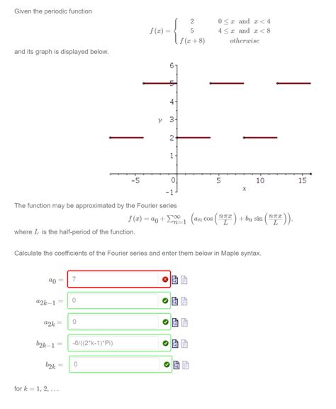 solved given the periodic function f x ⎩⎨⎧25f x 8 0≤x and