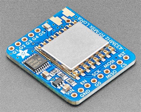 Adafruit Rfm96w Lora Radio Transceiver Breakout 433 Mhz Radiofruit Amicus Engineering