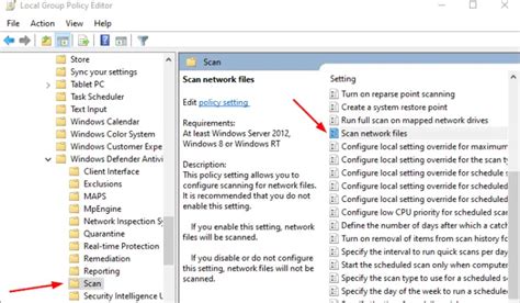 Enable Network Scanning In Windows Defender On Windows 11