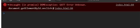 Domexception Gatt Error Unknown · Issue 7 · Thegeckomicrobit Web