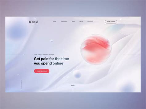 Cirus Website Design Exploration By Milkinside By Gleb Kuznetsov On