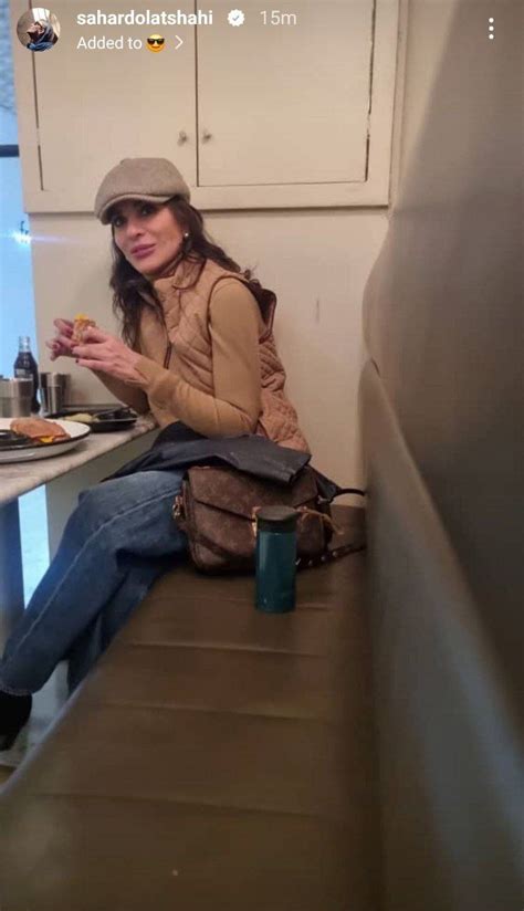 استایل لوکس سحر دولتشاهی با برند لویی ویتون عکس روزنامه هفت صبح