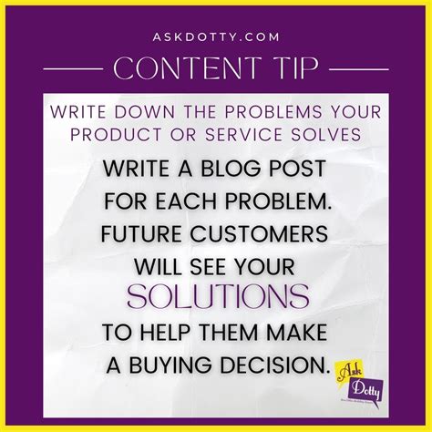 Askdotty On Linkedin Write Down The Problems Your Product Or Service