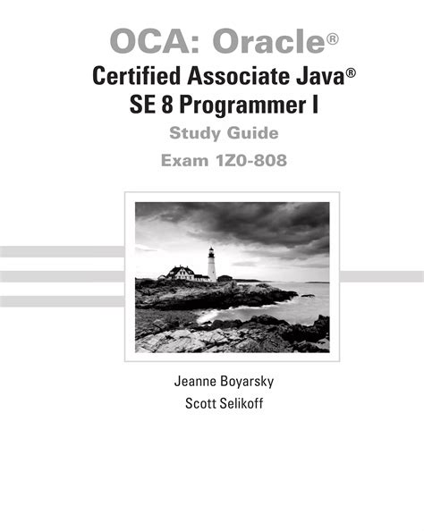 OCA Oracle Certified Associate Java SE Programmer I Study Guide Pdf Programming Languages