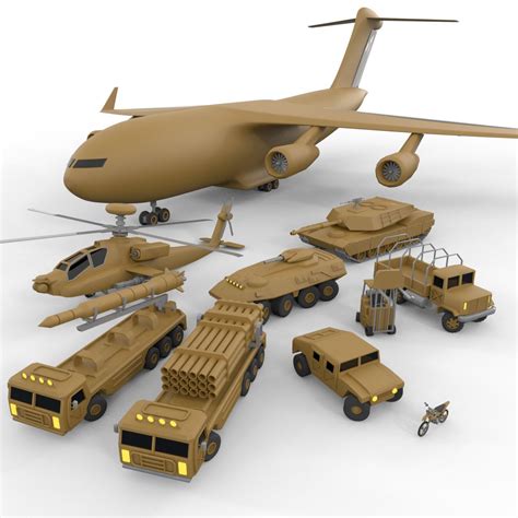 Техника 3d модель