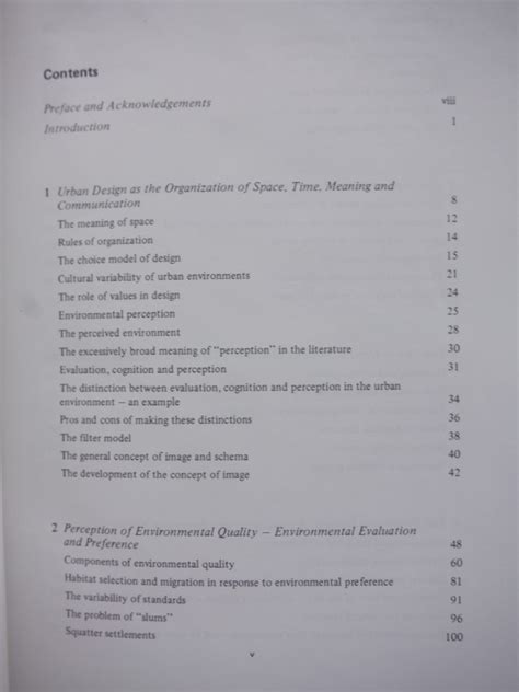 Human Aspects Of Urban Form Towards A Man Environment Approach To