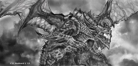 How To Sketch A Realistic Dragon Drawing Step By Step By Catlucker Dragoart
