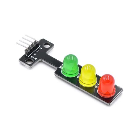 Jual Modul Led Lampu Lalu Lintas Traffic Light Modul 5v 8mm R Y G Arduino Shopee Indonesia