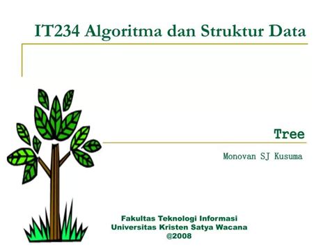 PPT IT234 Algoritma Dan Struktur Data PowerPoint Presentation Free