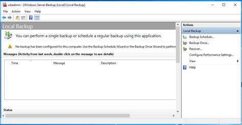 Windows Server Backup