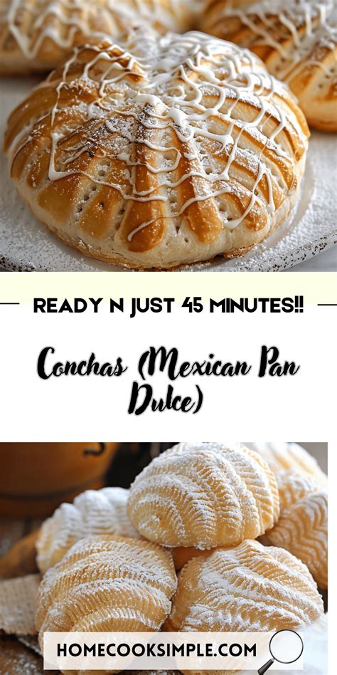 Conchas Mexican Pan Dulce Home Cook Simple