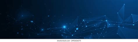 Vector Molecule Abstract Internet Network Connection Stock Vector Royalty Free 2492636375