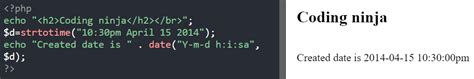 Php Date And Time Naukri Code 360