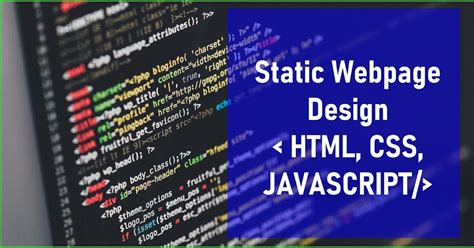 Static Webpage Design 4311603 Gtu Html Css Javascript Computer Bits Daily