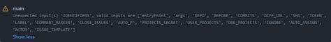 Unexpected Inputs Identifiers · Issue 127 · Alstrtodo To Issue Action · Github