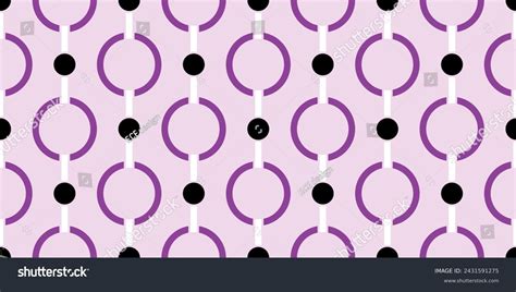 Seamless Geometric Chain Pattern Vector Illustration Stock Vector Royalty Free 2431591275