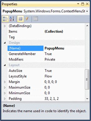 Context Menu In C