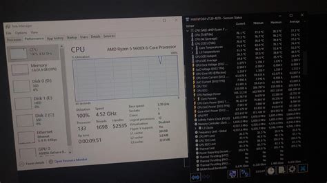 Cpu Not Going Above 4 55 Ghz Staying At 4 52 During Multicore Test