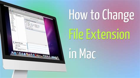 How To Change File Extension In Mac YouTube