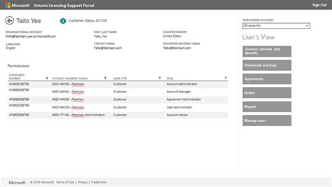 Microsoft Volume Licensing Support Portal On Behance