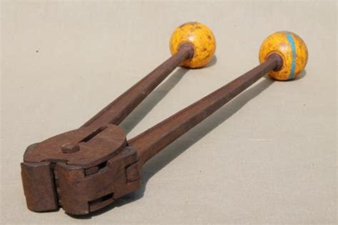 Old Acme Crimping Tool For Steel Strapping Pallet Strapping Or Bundling Crimping Tool