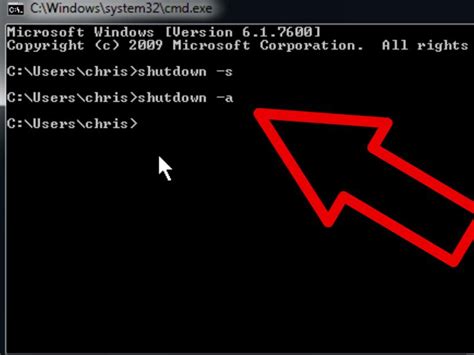 how to shut down your windows computer from the command line