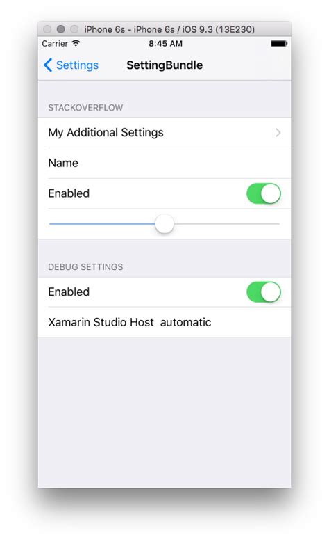Github Sushihangoverxamariniossettingsbundle Xamarinios
