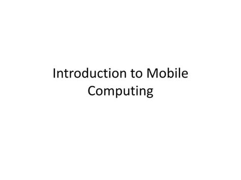 mobile computing pptx