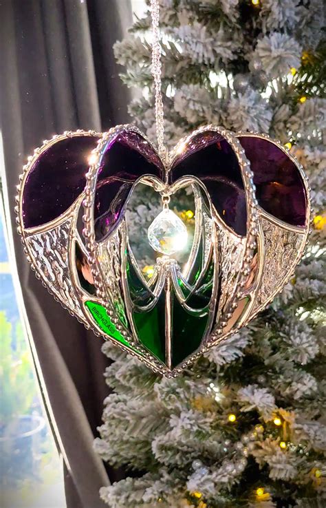 Tutorial • 3d Heart Spinner Full Instructions And Bonus Video Stained Birch Glass