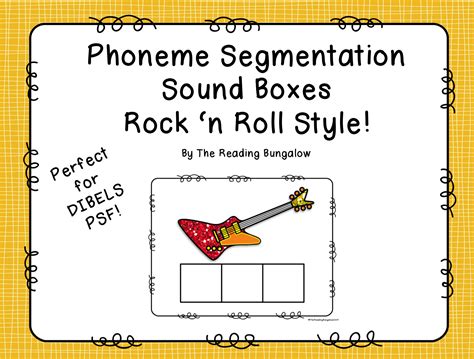 Phoneme Segmentation Sound Boxes {elkonin Boxes Great For Dibels } Phoneme Segmentation