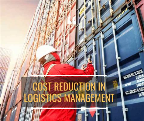 Logistics Cost Reduction And Management Benchmark Cost Solutions Logistics Management