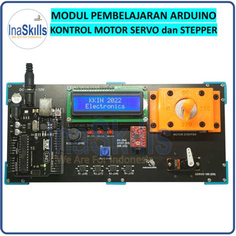 Jual Trainer Pembelajaran Arduino Kontrol Stepper And Servo Kota