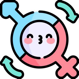 Sex Change Kawaii Flat Icon