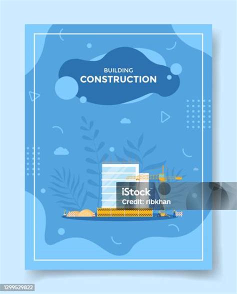 배너 전단지 책 표지 잡지의 템플릿을위한 건축 개념 구축 개발에 대한 스톡 벡터 아트 및 기타 이미지 개발 건축 고층