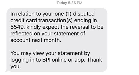 bpi unauthorized transaction r phcreditcards
