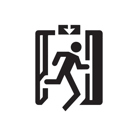 Emergency Exit Illustration Escape Route Sign And Symbol 46340664 Vector Art At Vecteezy