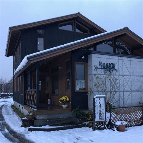 初雪 白馬ガラス工房 GAKU