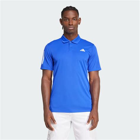 Adidas Club 3 Stripes Tennis Polo Shirt Blue Adidas Uae