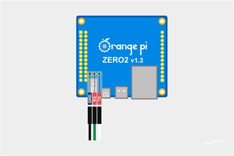 Orangepi Zero2 Ttl 连接示意图 Linux I Tell U