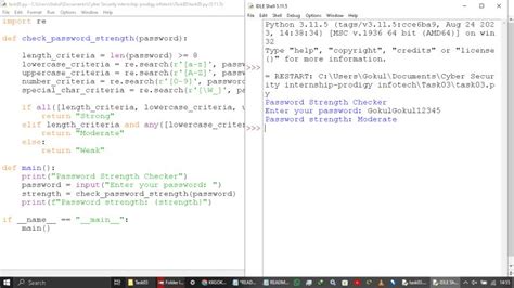 k k gokul on linkedin prodigy prodigy cs 03 python passwordsecurity cybersecurity task