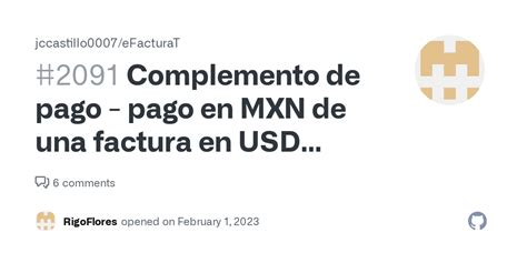 Complemento De Pago Pago En Mxn De Una Factura En Usd Hace Cosas