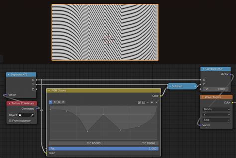 Texturing How Do I Make Wave Texture Node In The Shape I Want