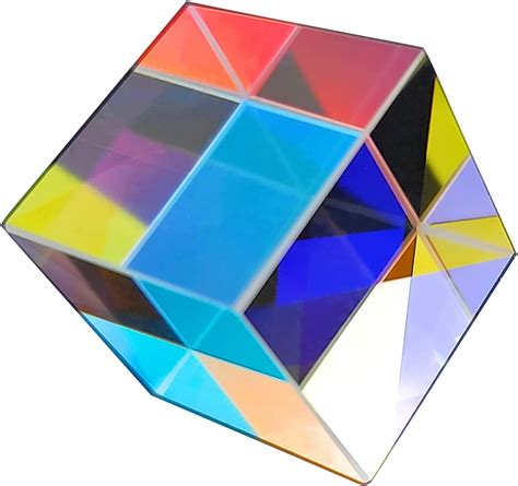 20 Mm Glass Cube Prism Rgb Dispersion Prism X Cube Dichroic Cube
